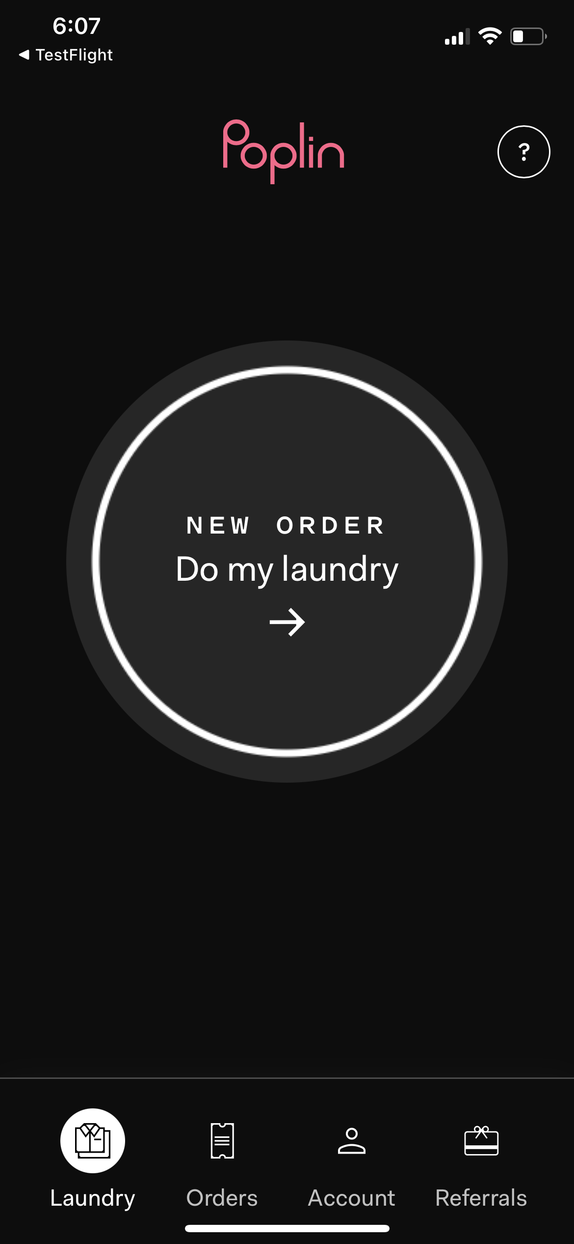 New Customer App – Poplin